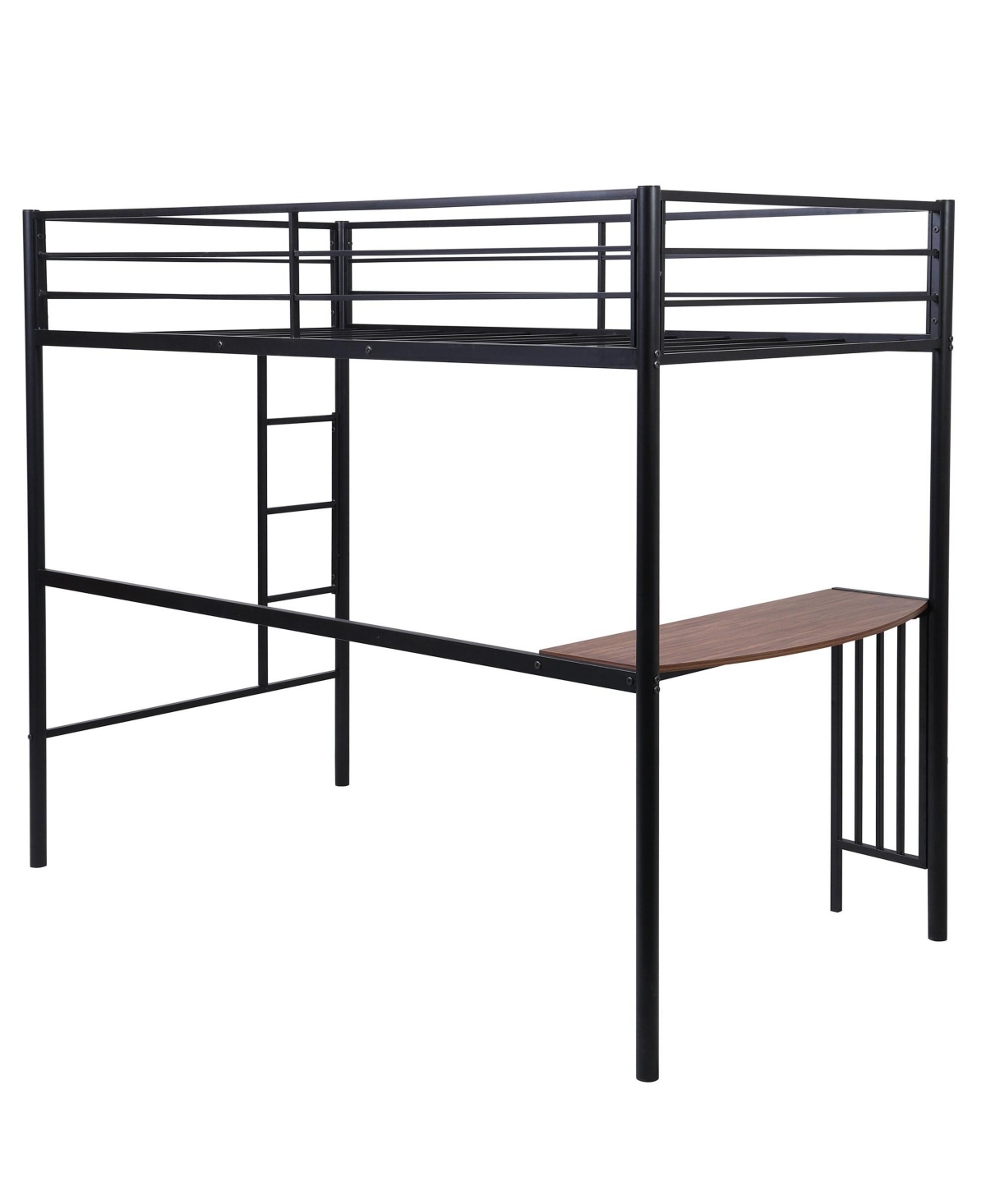 Click here for Metal Loft Bed with Desk – Space-Saving Des... prices