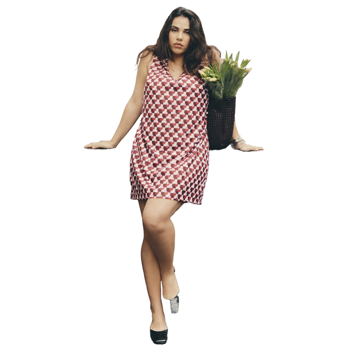 Click here for Eloquii Womens Sparkle Shift Dress - Kaleidoscope... prices