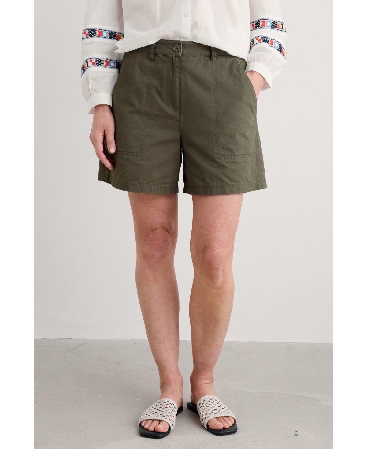 Click here for Seasalt Cornwall Womens Attic Studio Short - Alpin... prices