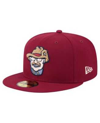 New Era Men's Burgundy Frisco RoughRiders Authentic Collection 59FIFTY ...