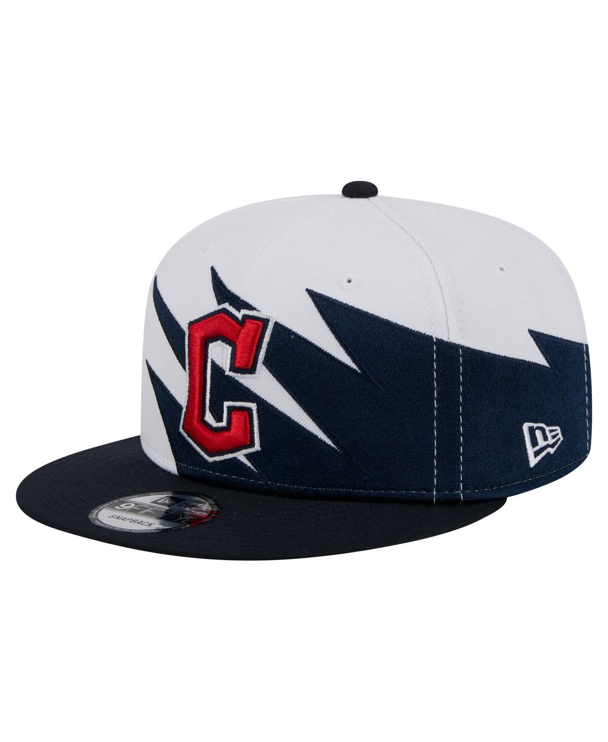 Click here for New Era Mens Navy/White Cleveland Guardians Jagged... prices
