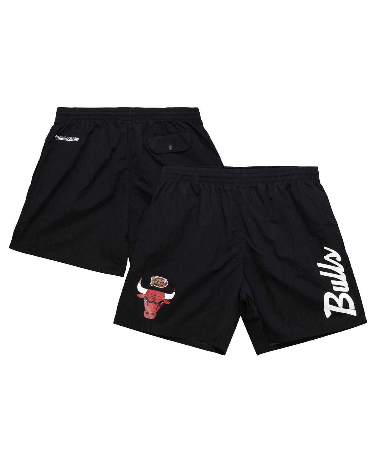 Click here for Mitchell & Ness Mens Black Chicago Bulls Team Esse... prices