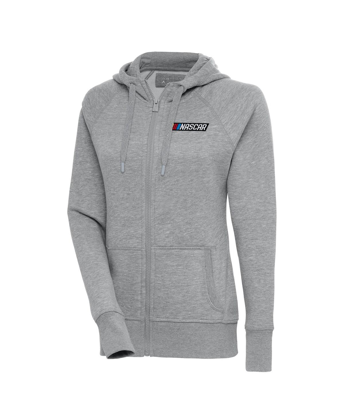 Click here for Antigua Womens Heather Gray Nascar Victory Full-Zi... prices