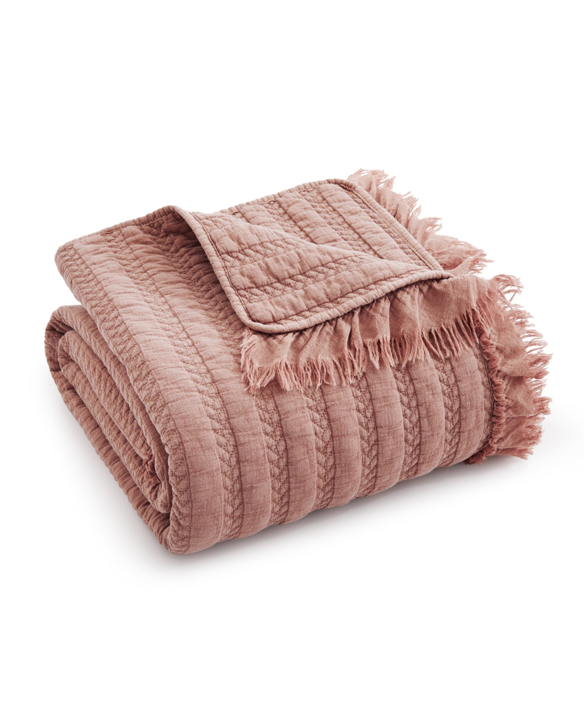Click here for Levtex Wilhemina Stone Washed Quilted Throw  50 x... prices