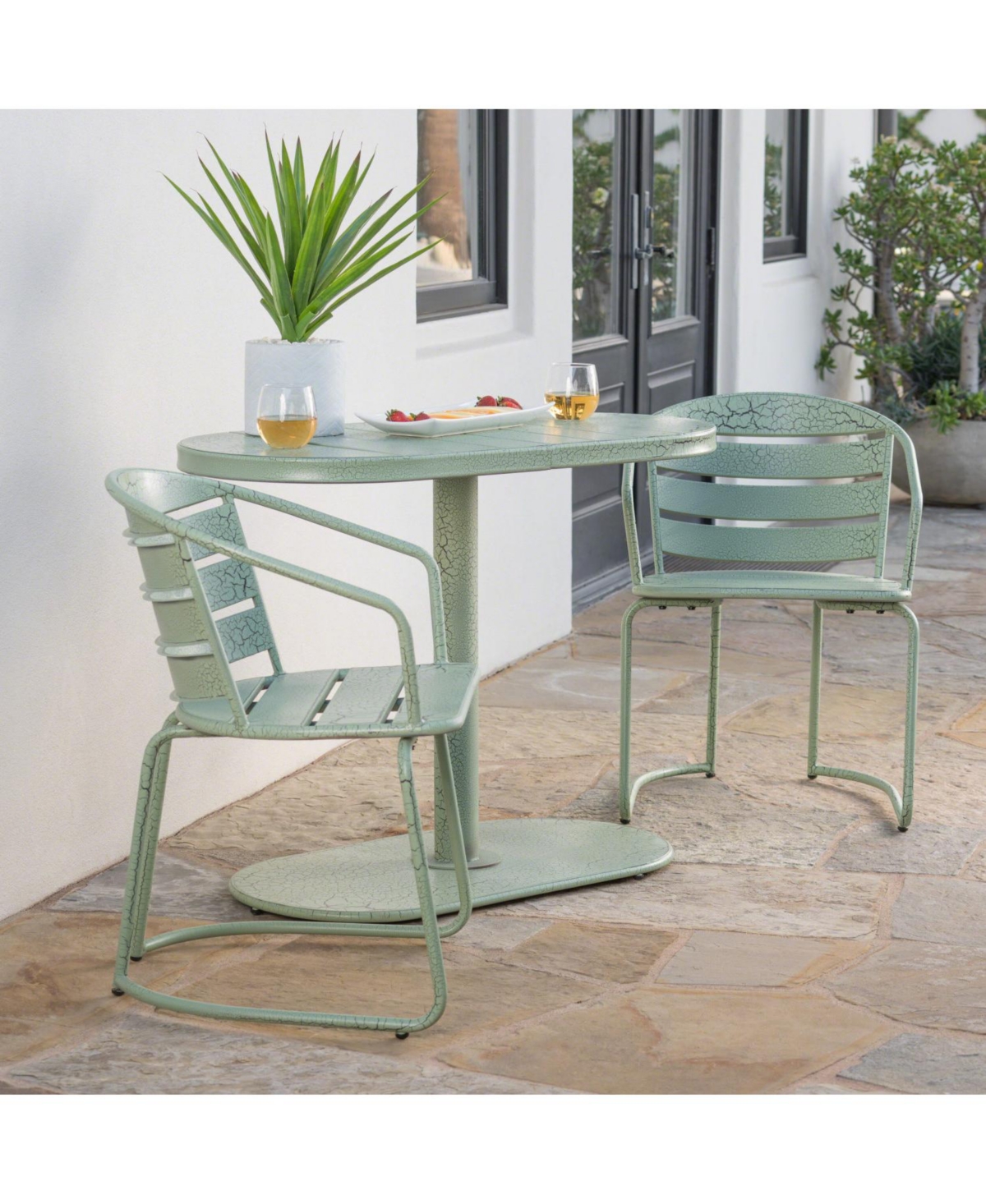 Click here for Streamdale Noble House Patio Bistro Set Durable Ir... prices