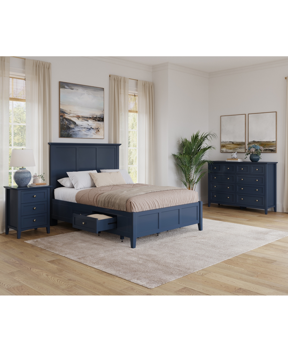 Click here for Hedworth Full Storage 3-Pc. Set (Bed  Dresser & Ni... prices