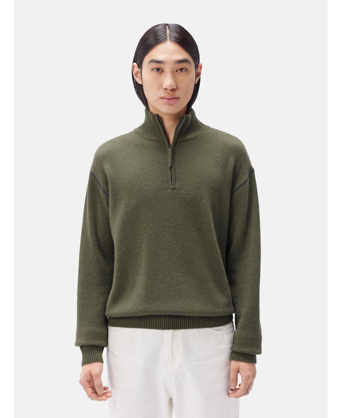 Click here for Gobi Cashmere Mens Cashmere Quarter-Zip Sweater -... prices