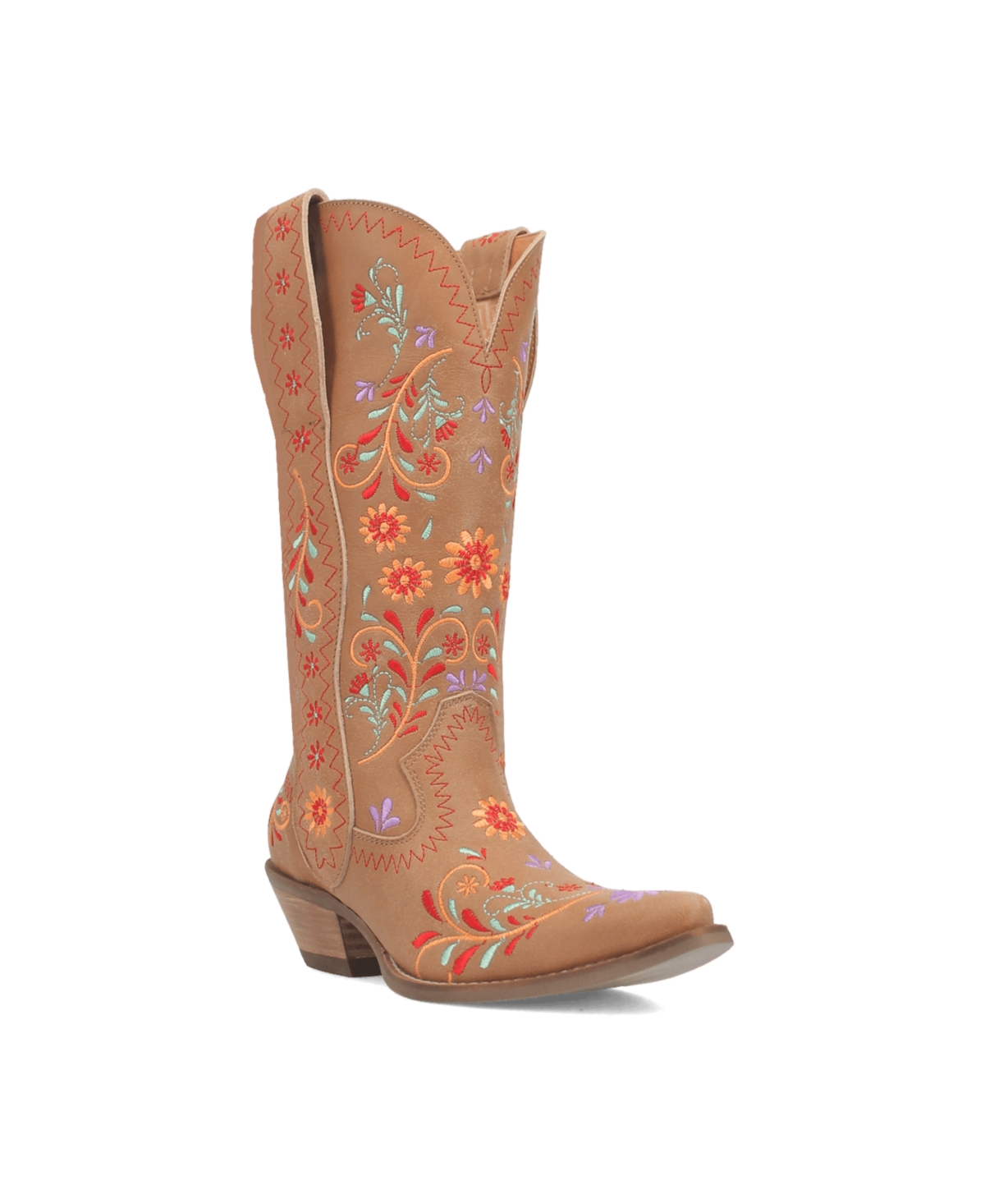 Click here for Dingo Womens Beetle Juice Leather Boots - Camel prices
