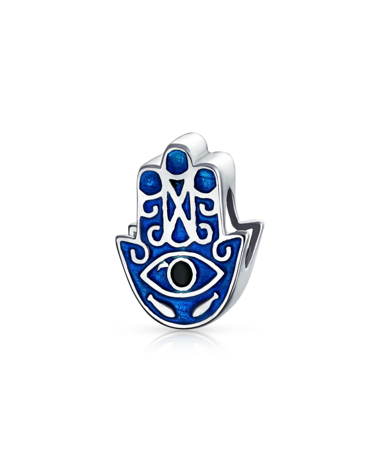 Click here for Bling Jewelry Blue Hamsa Hand Evil Eye Good Luck C... prices
