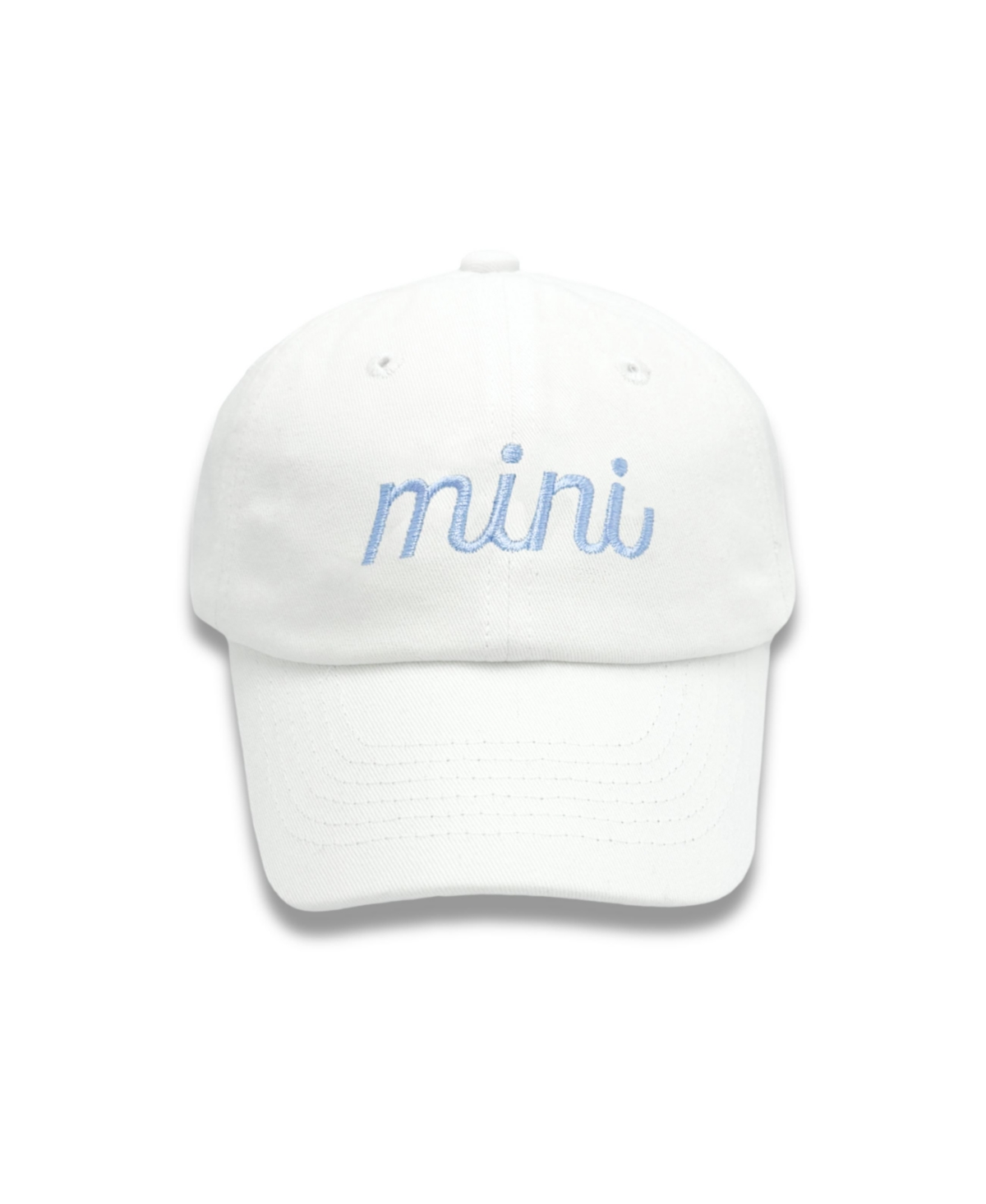 Click here for Bits & Bows Toddler Mini Baseball Hat - White prices