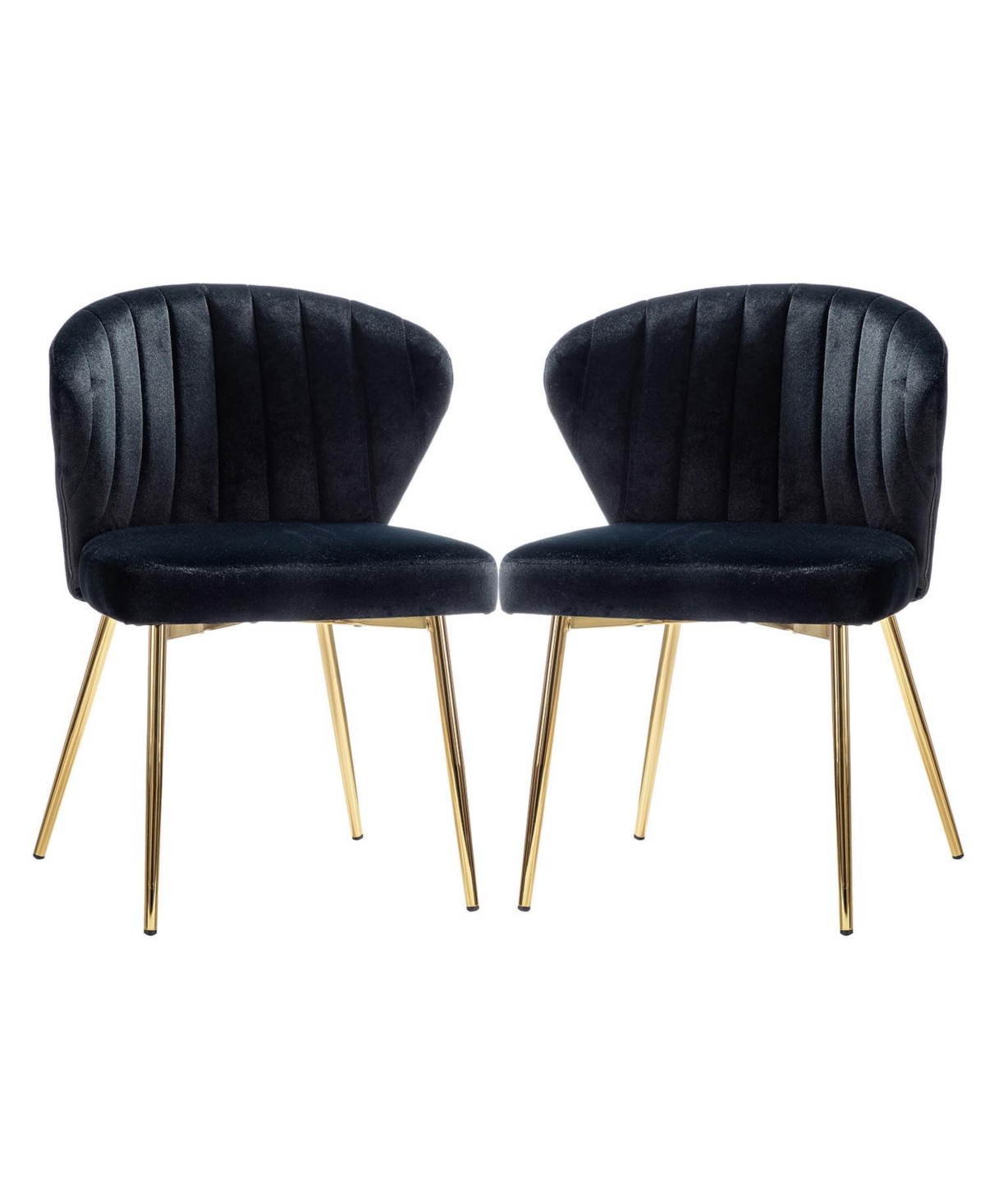 Click here for Modern Milia Dining Chair Set of 2 - Black prices