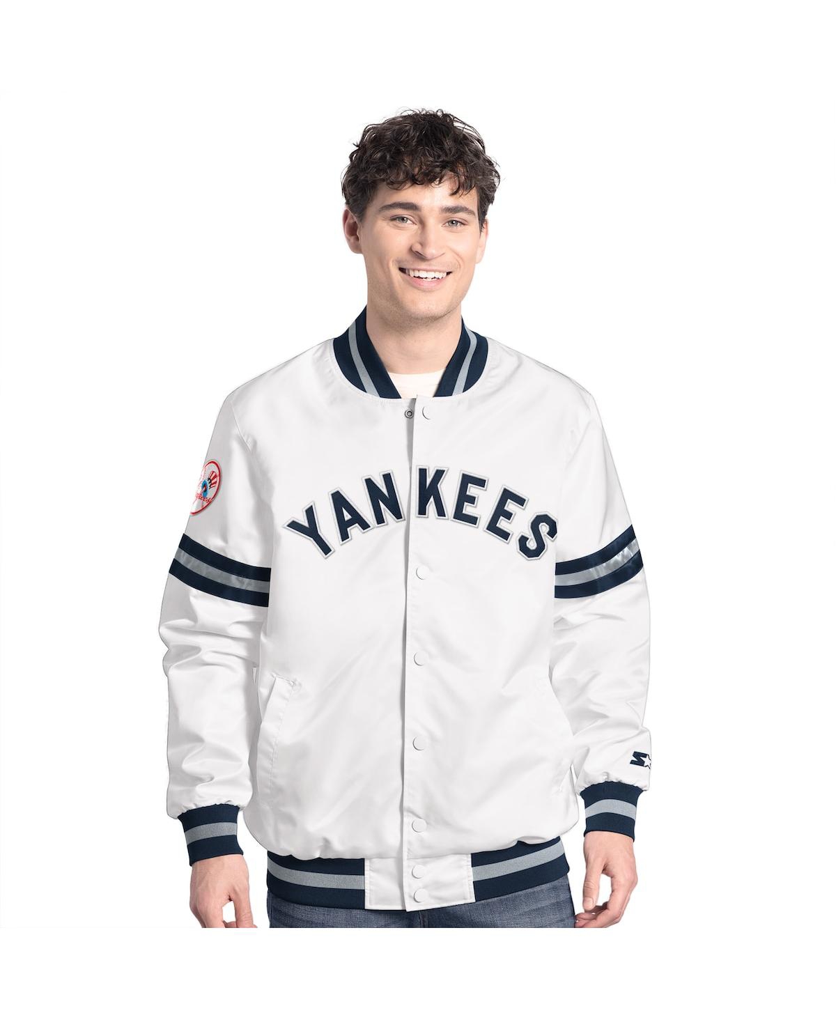 Click here for Starter Mens White New York Yankees Cooperstown Sc... prices