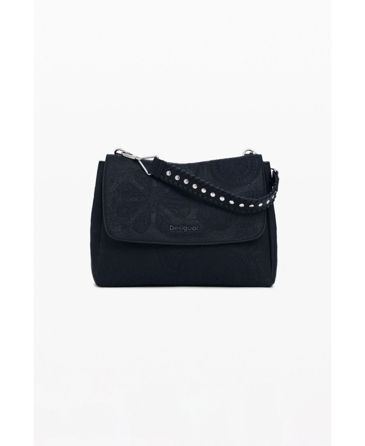 Click here for Desigual Womens Convertible mandala bag - Black prices