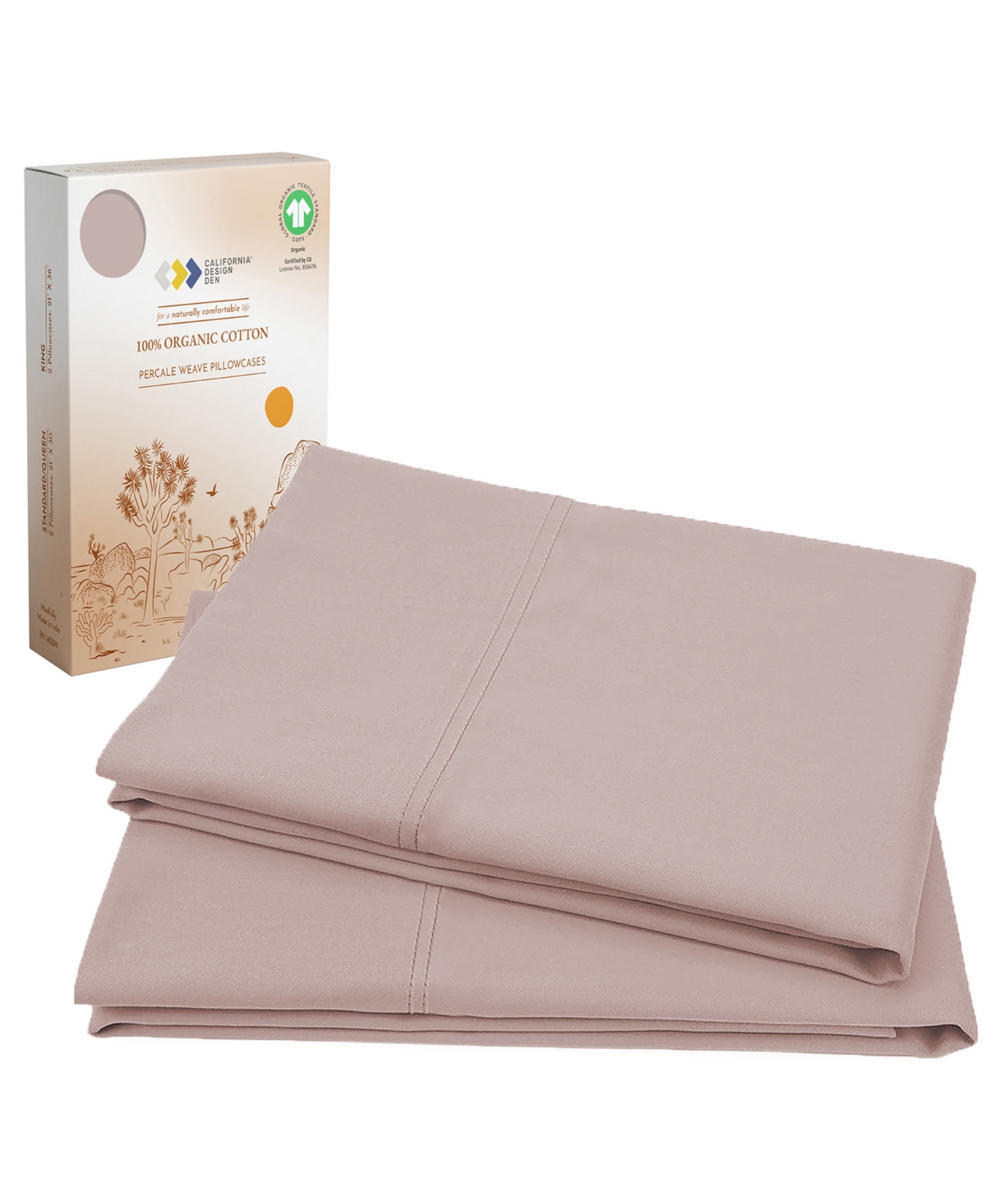 Click here for 100 Organic Cotton Pillow Cases King Set Of 2  Sof... prices