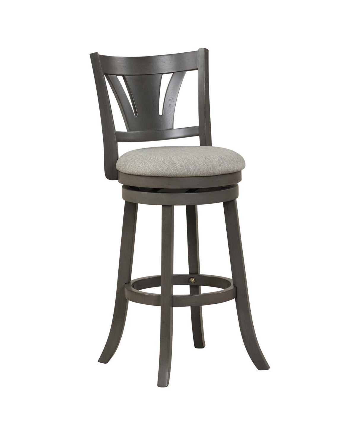 Click here for 30.5 Inch Swivel Bar Stool with Backrest Soft Cush... prices