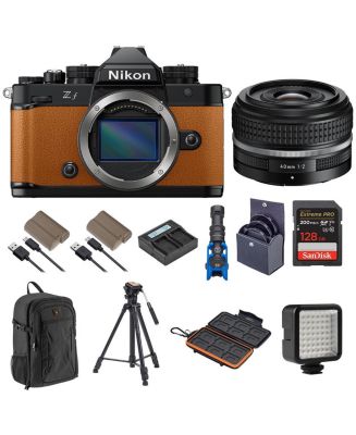 Nikon Z f Mirrorless Camera, Orange with NIKKOR Z 40mm f/2 SE Lens ...