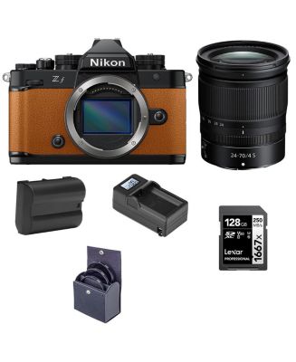 Nikon Z f Mirrorless Camera, Orange with NIKKOR Z 24-70mm f/4 S Lens ...