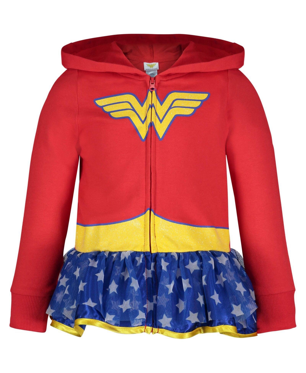 Click here for Justice League Toddler Girls Wonder Woman Zip Up C... prices