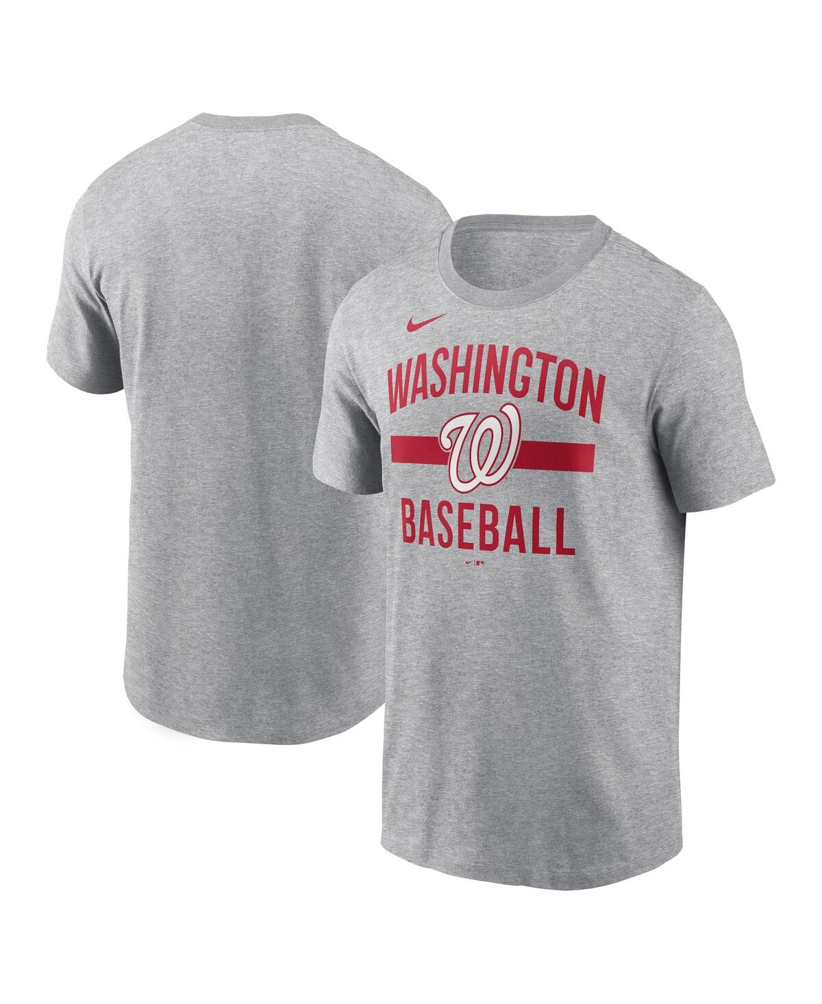Click here for Nike Mens Heather Gray Washington Nationals Arched... prices