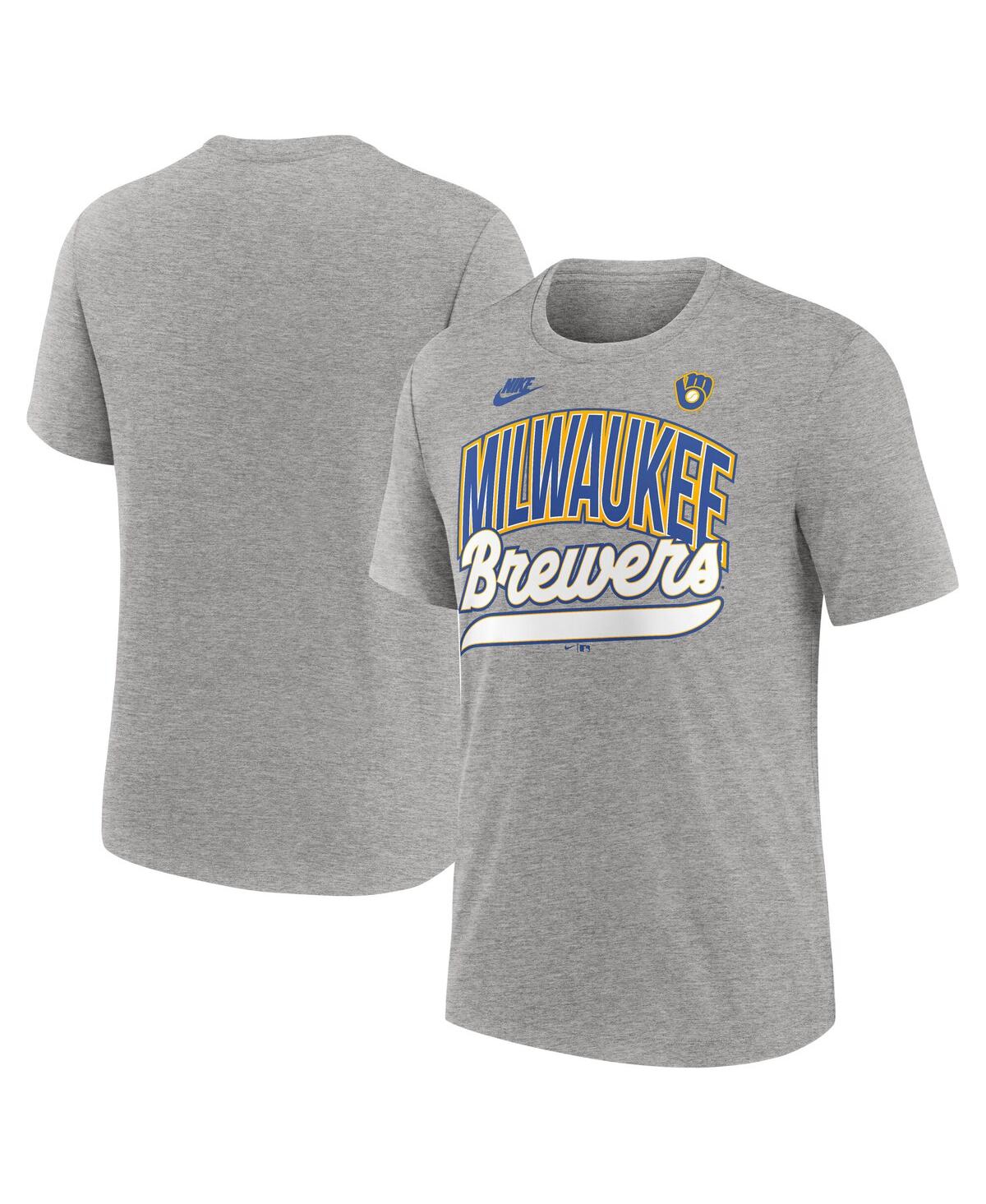 Click here for Nike Mens Heather Gray Milwaukee Brewers Coopersto... prices