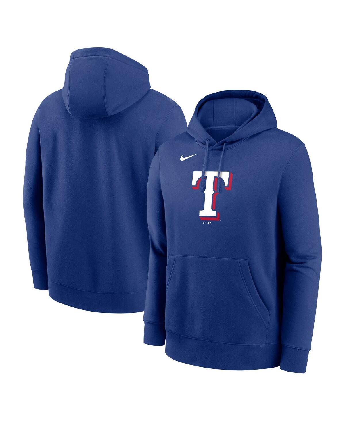 Click here for Nike Mens Royal Texas Rangers Logo Club Fleece Pul... prices