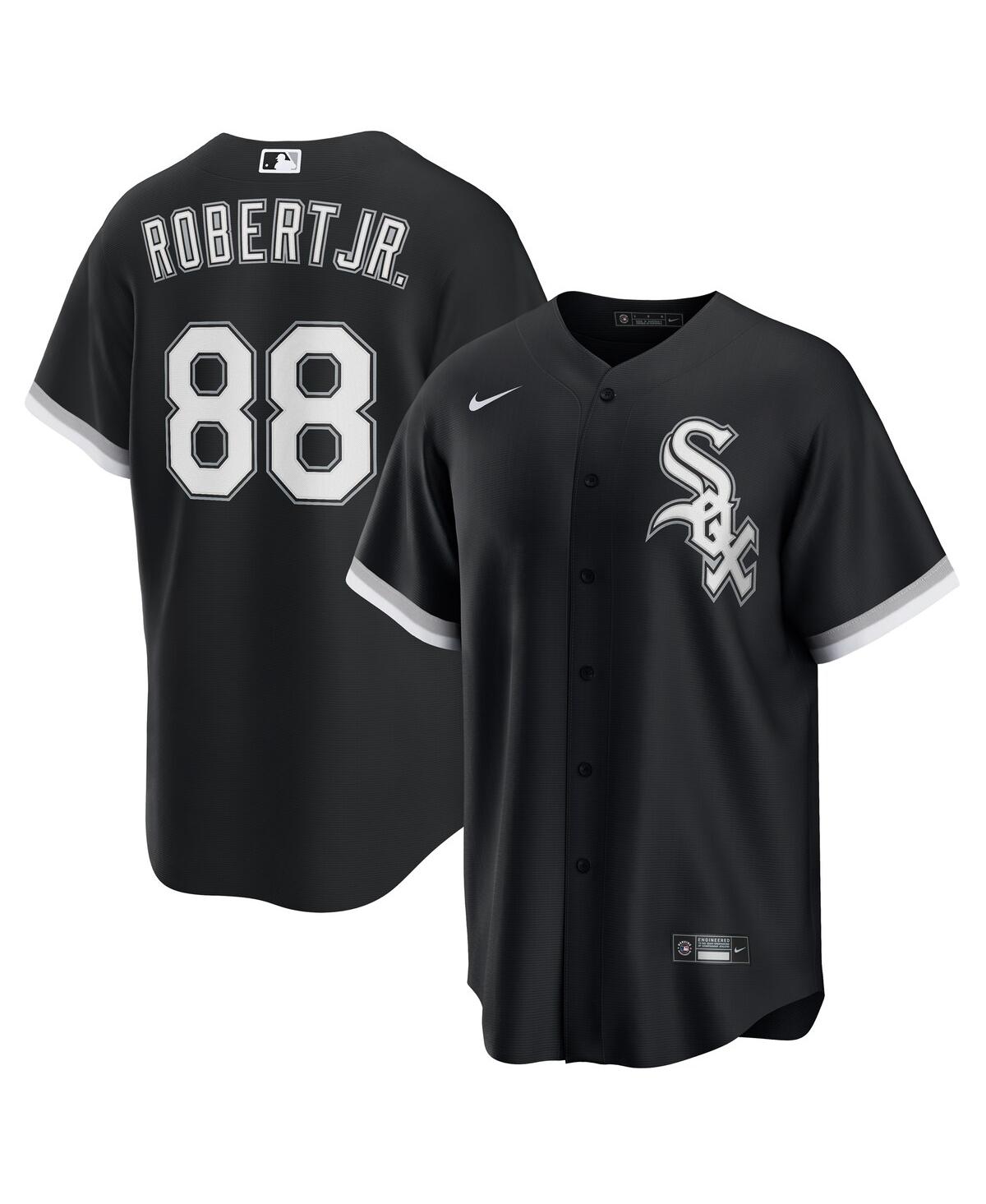 Click here for Nike Mens Luis Robert Jr. Black Chicago White Sox... prices