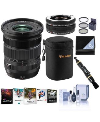 Fujifilm XF 10-24mm f/4 R OIS WR Lens, Bundle with Viltrox DG-FU Tube ...