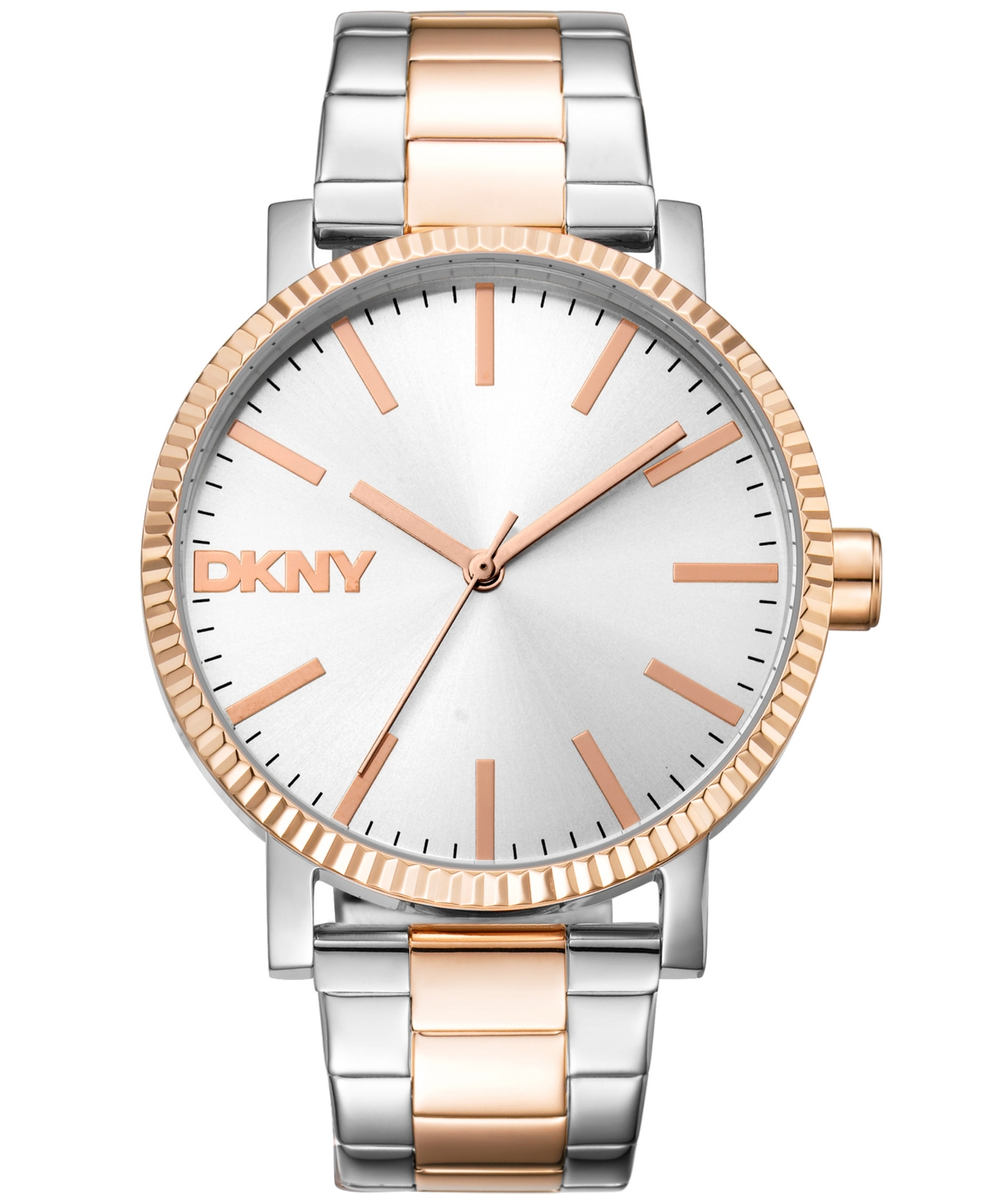 Click here for Dkny Womens Soho Maxi Rose Gold-Tone Stainless Ste... prices