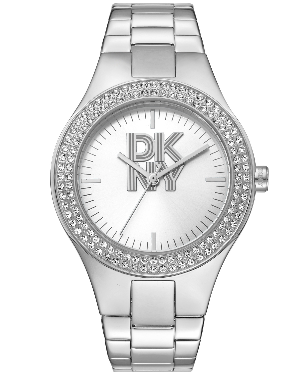Click here for Dkny Womens Parsons Glitz Stainless Steel Bracelet... prices