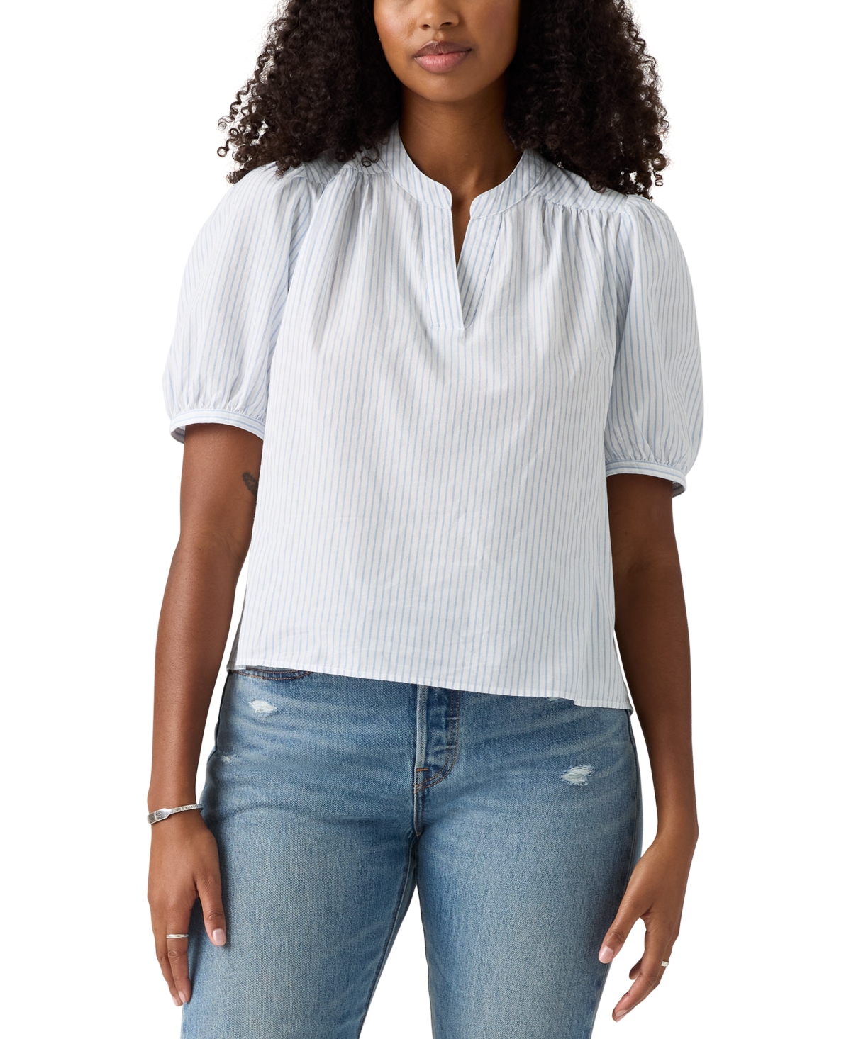 Click here for Levis Womens Amelie Cotton Poplin Blouse - Pixie S... prices