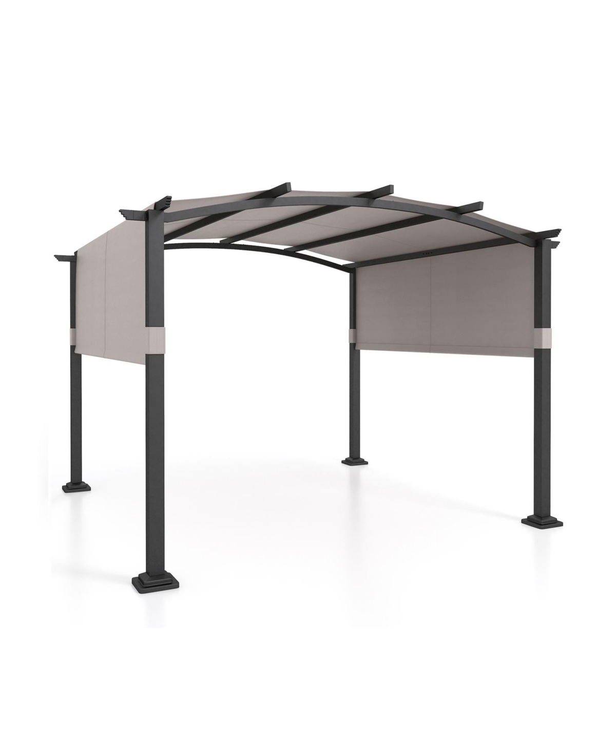Click here for Outdoor Pergola Modern Arched Patio Garden Shelter... prices
