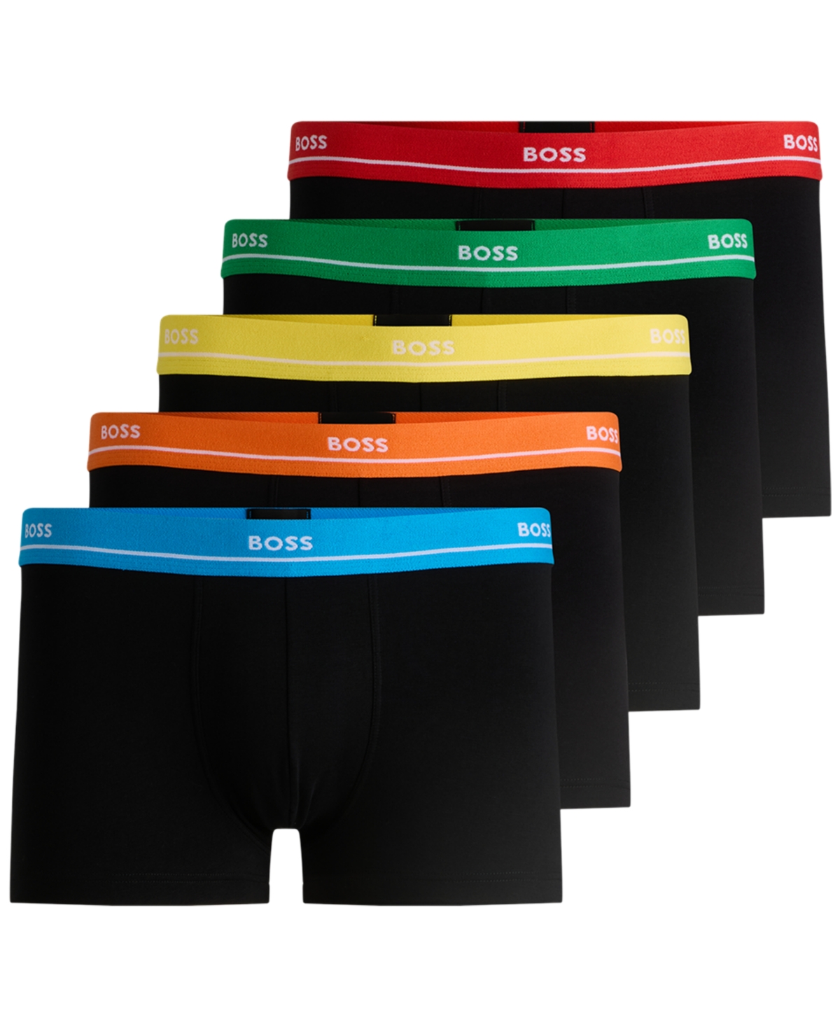 Click here for Hugo Boss Mens Essential Trunks  5-Pack - Multi prices
