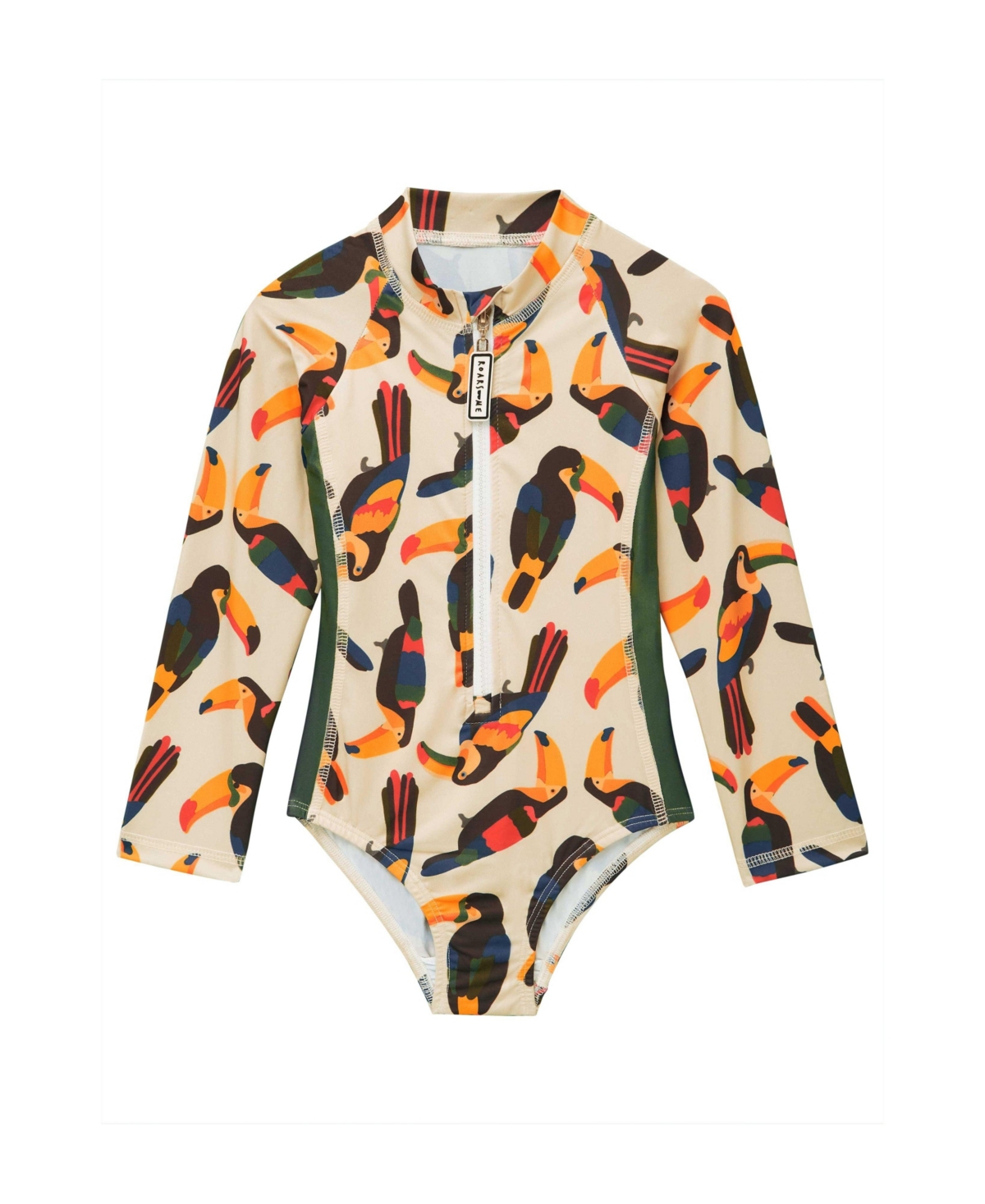Click here for Roarsome Baby Girls Toucan Swim Suit - Dark green prices