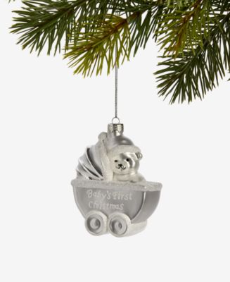 Holiday Lane Baby's First Christmas 2025 Pram Ornament, Macy's ...
