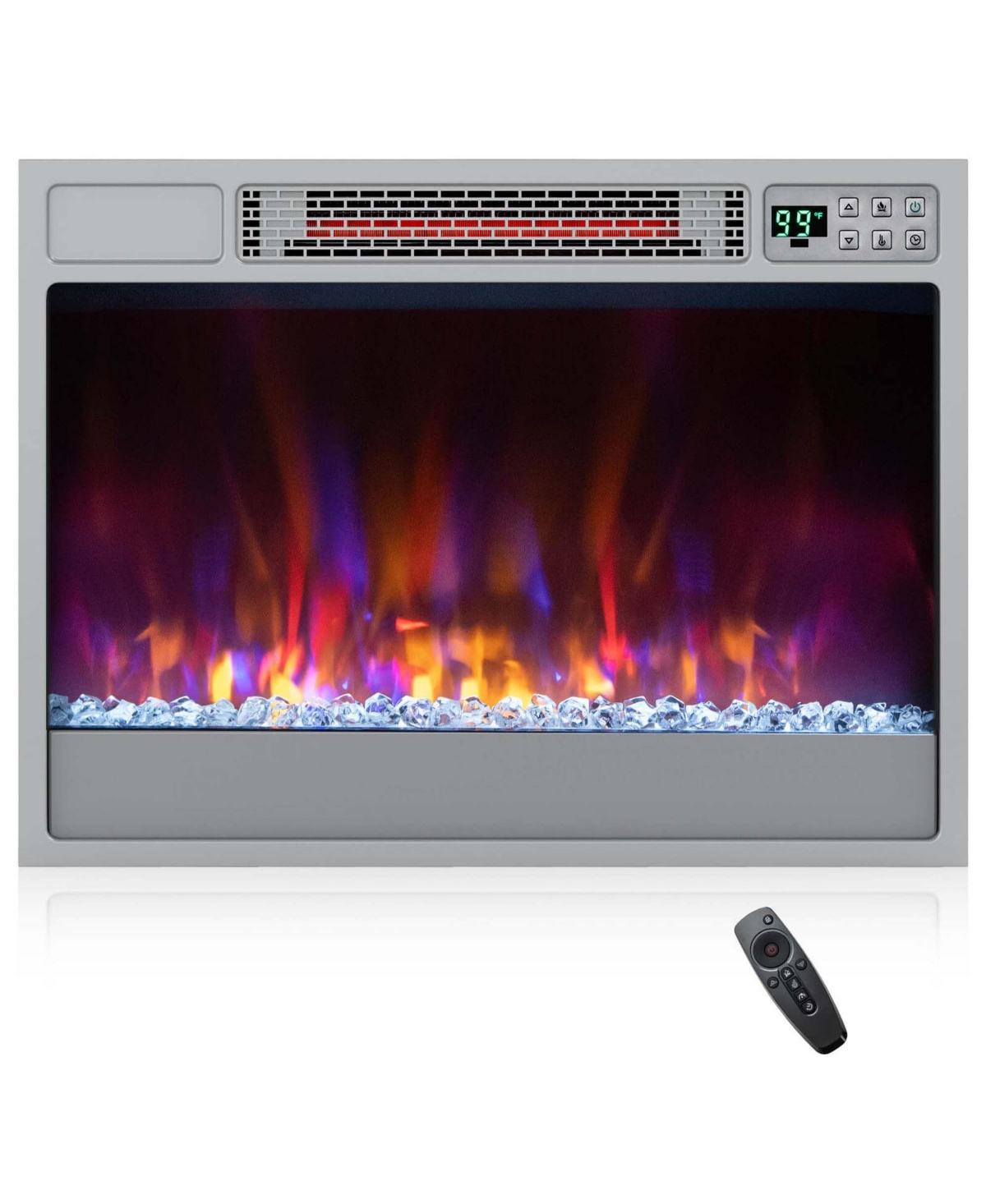 Click here for 23-inch Infrared Quartz Electric Fireplace Insert... prices