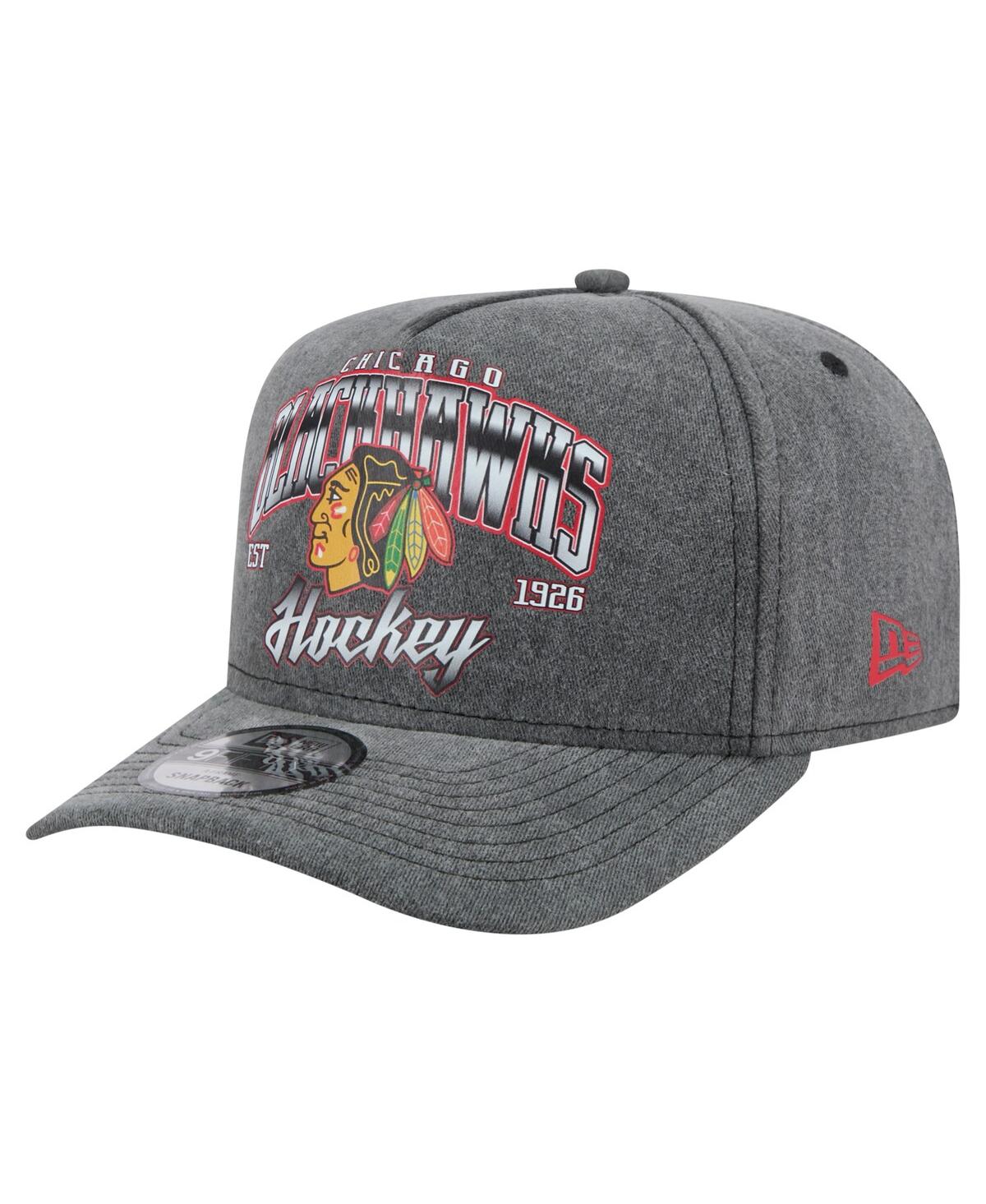 Click here for New Era Mens Charcoal Chicago Blackhawks Throwback... prices