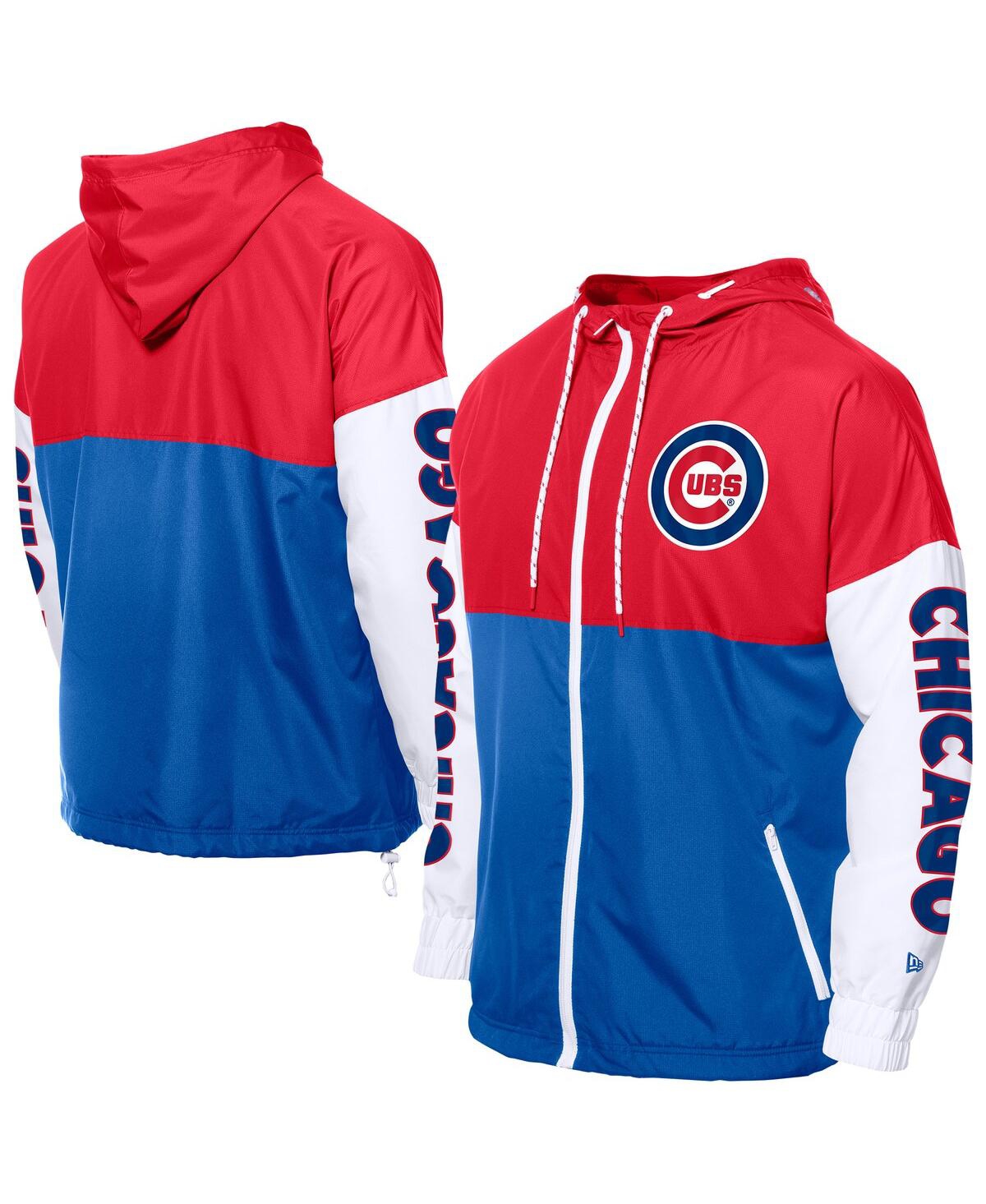 Click here for New Era Mens Royal/Red Chicago Cubs Color Block Fu... prices