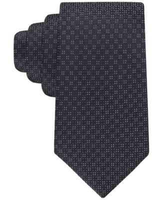 Calvin Klein Men's Ramos Textured Geo-Pattern Tie - Macy's