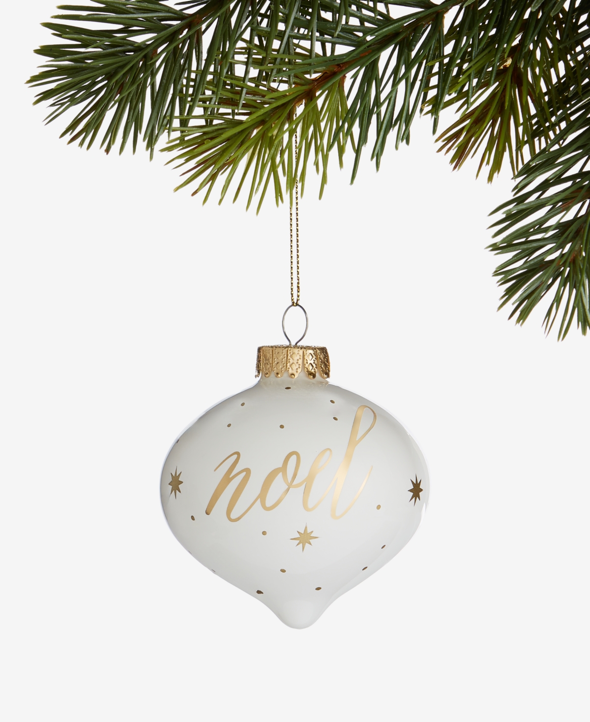 Click here for Holiday Lane Blessed Glass Noel 2025 Onion Ornamen... prices