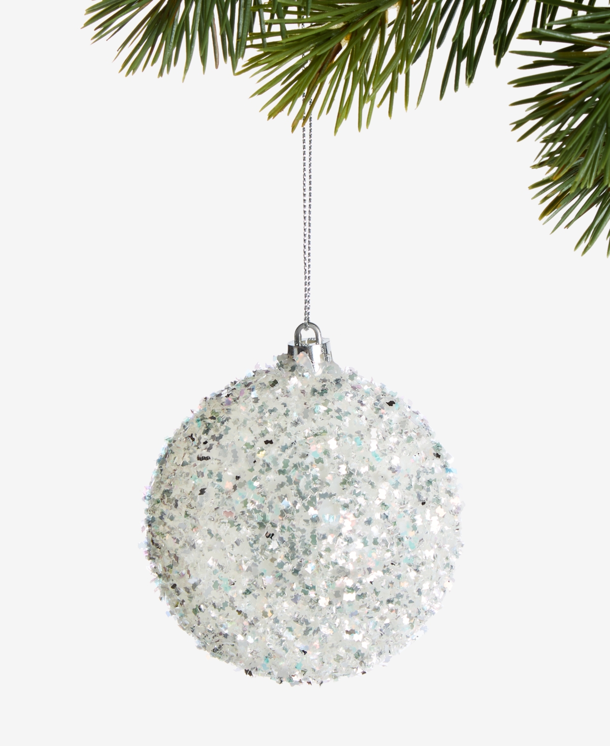 Click here for Holiday Lane Iced Delight Glitter Beaded Snowball... prices