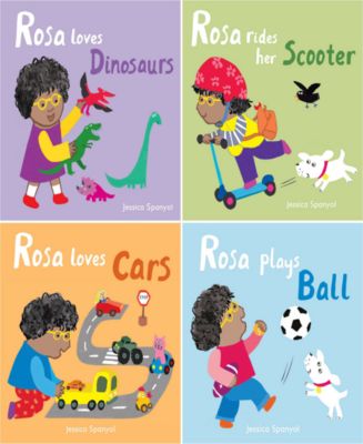 Child's Play Books All About Rosa Board Books, Set of 4 - Macy's