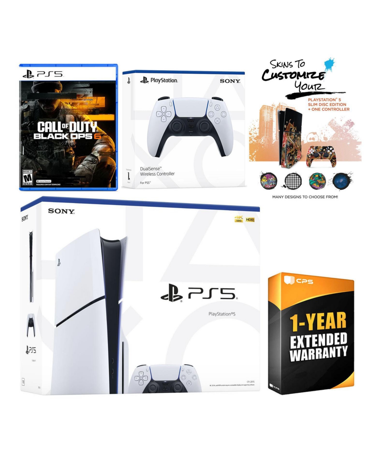 Click here for Sony Playstation 5 Slim Disc with Call of Duty Bla... prices