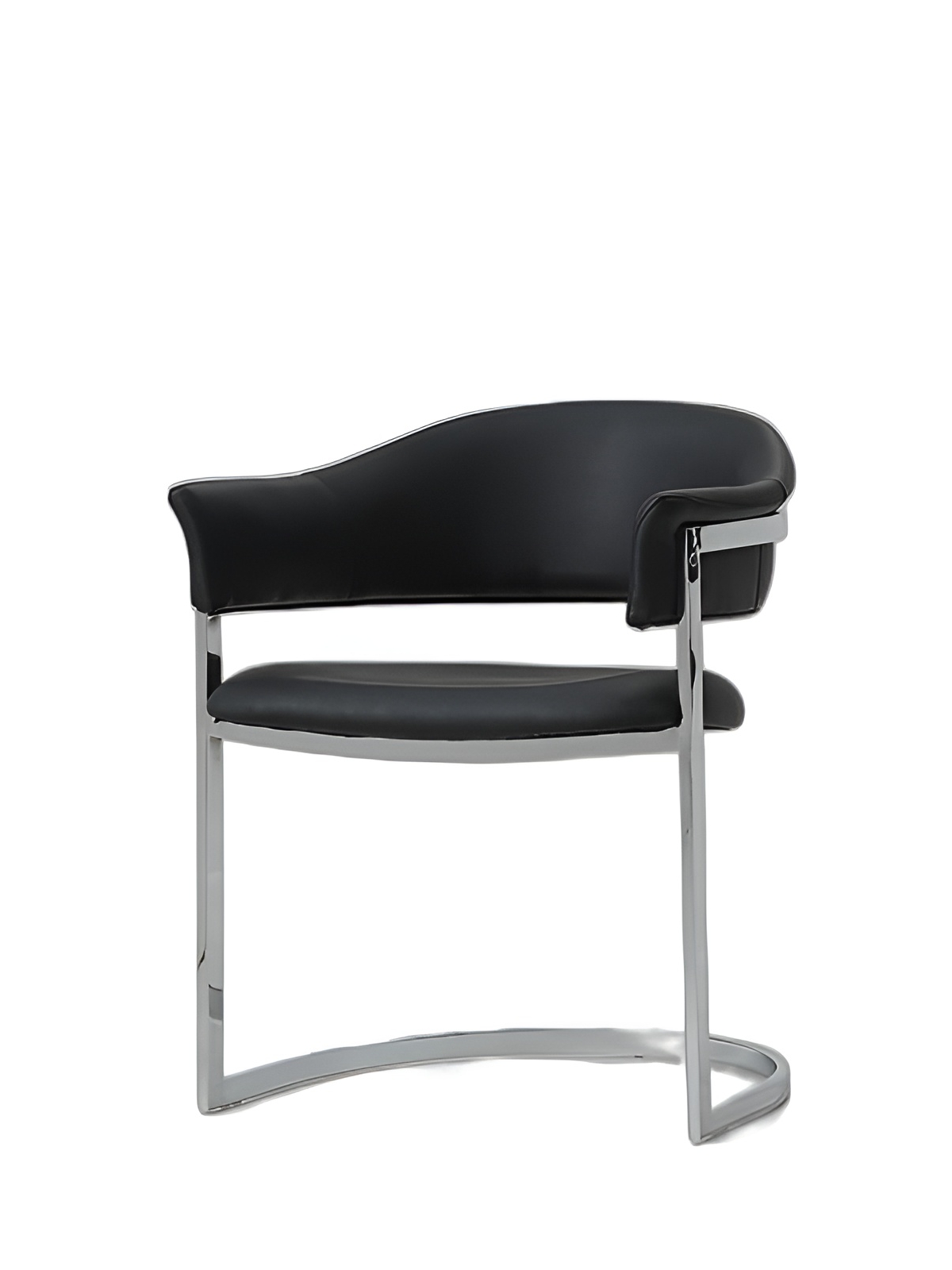 Click here for Upholstered Faux Leather Open Back Dining Arm Chai... prices