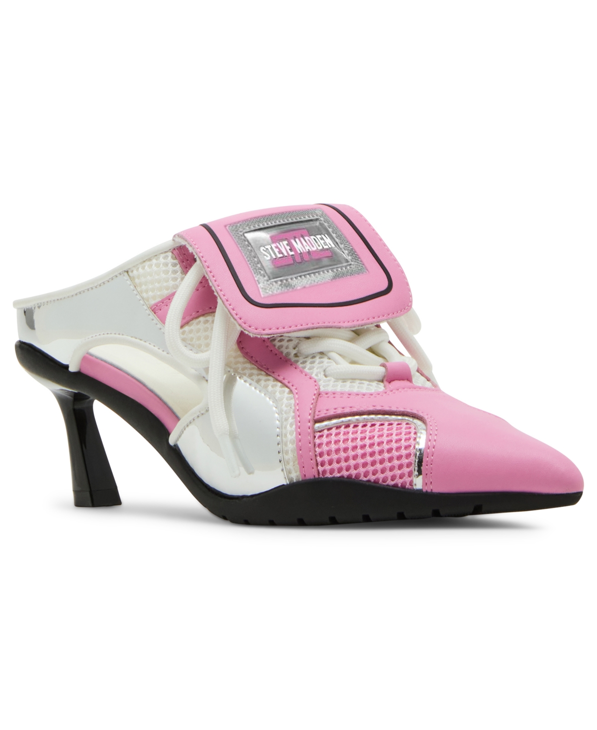Click here for Steve Madden Womens Shevron Kitten-Heel Sport Dres... prices