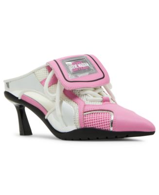 Steve Madden Women's Shevron Kitten-Heel Sport Dress Mules - Macy's