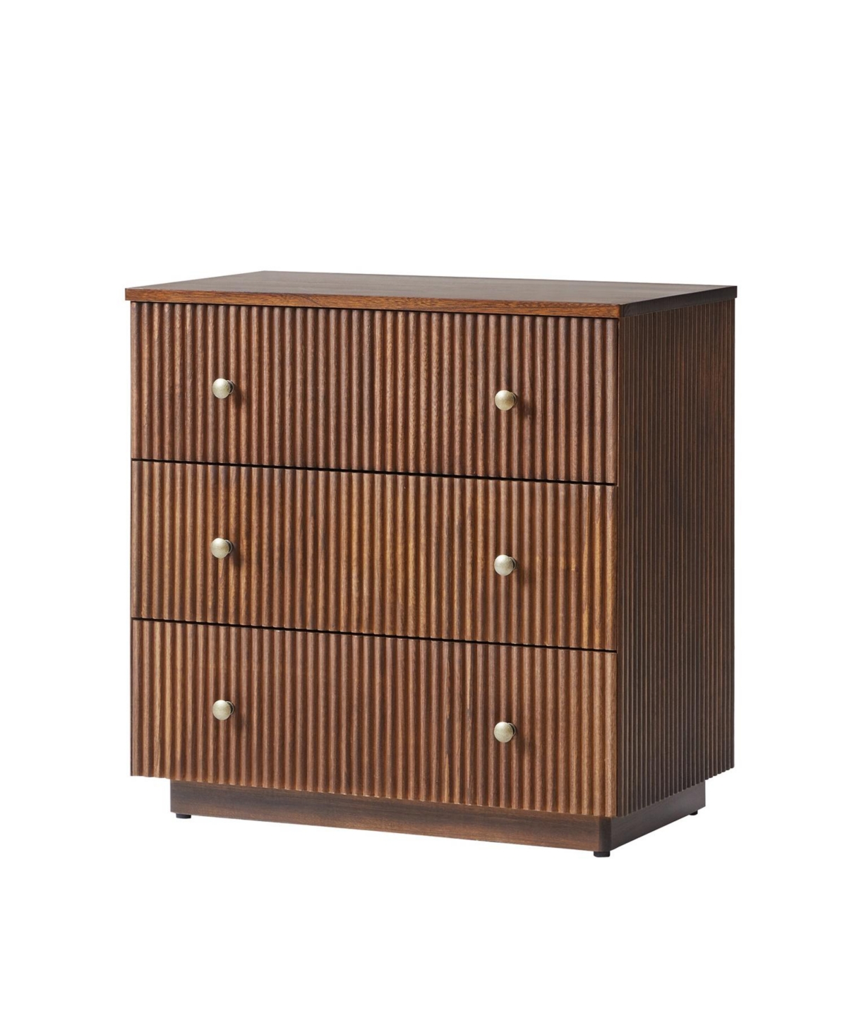 Click here for Sara 3-Drawer Nightstand - Walnut prices