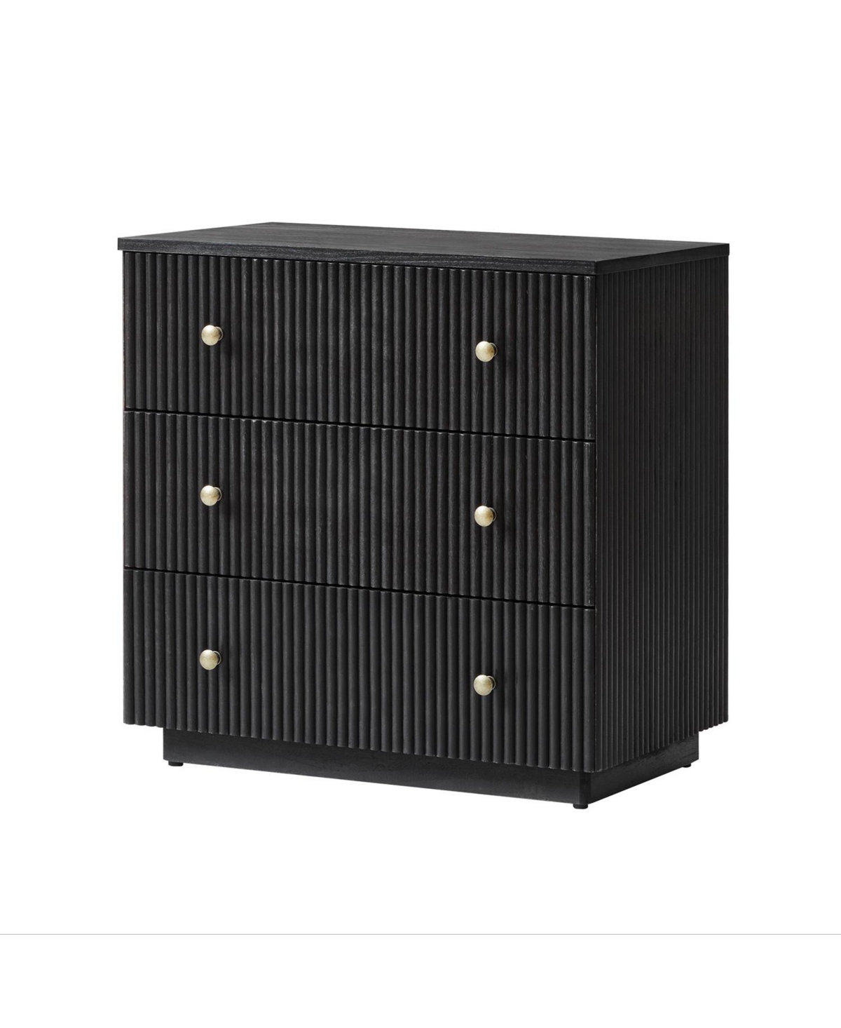 Click here for Sara 3-Drawer Nightstand - Charcoal prices