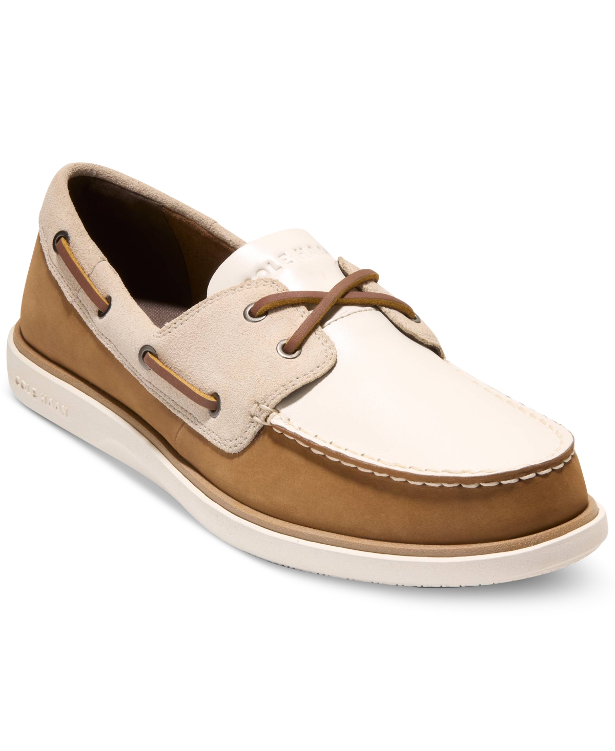 Click here for Cole Haan Mens Grand Crosscourt Boat Shoes - Golde... prices