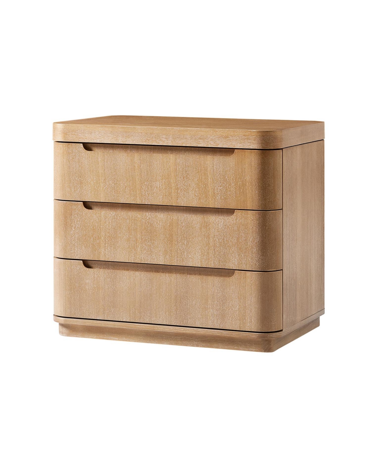 Click here for Modern Patrick 3-Drawer Nightstand with Built-In P... prices
