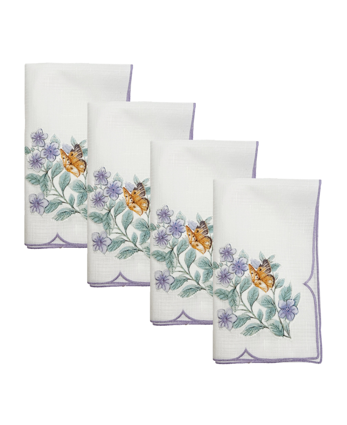 Click here for Lenox Butterfly Meadow Flutter Fabric Napkins  Set... prices